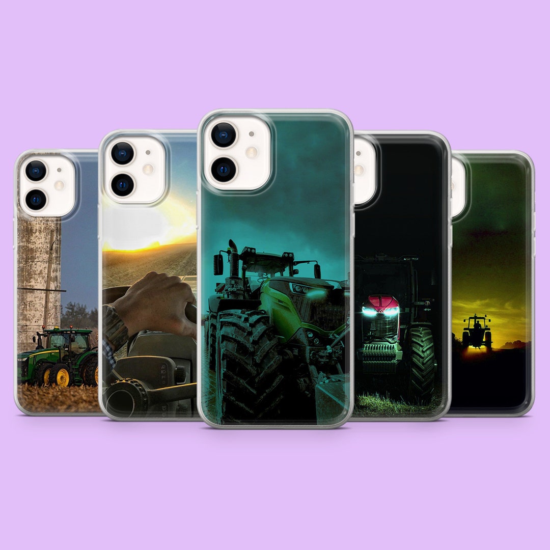 Tractor Phone Case Agriculture Fields Farmer Cover for iPhone 16, 15 ...