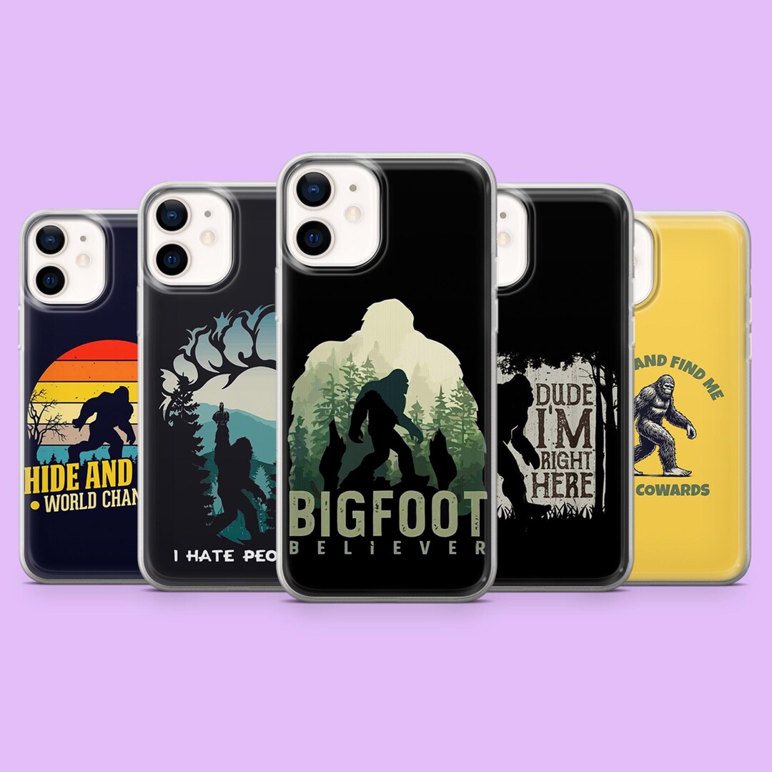 Bigfoot Phone Case Sasquatch Believer Cover for iPhone 17, 17air, 16 ...