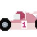 Pink Race Car Needlepoint E-pattern - Etsy
