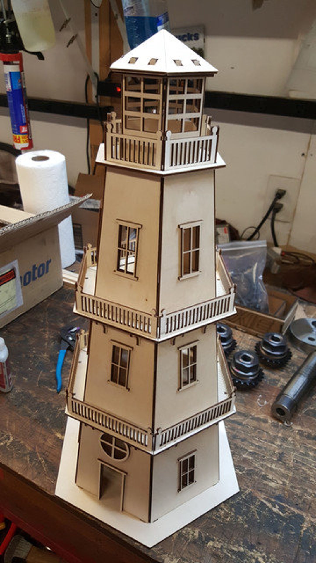Wooden Lighthouse - Etsy
