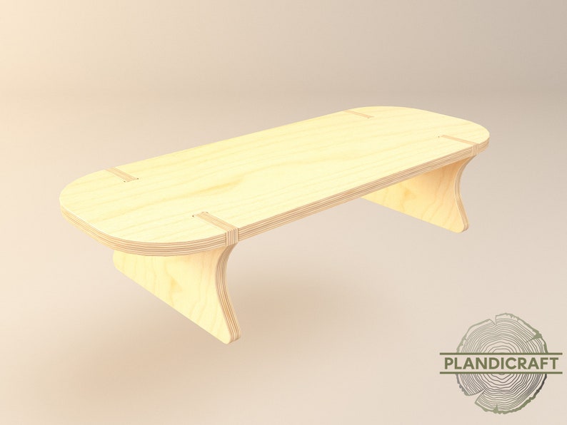 Monitor Stand LALE | Digital File for Cnc Router | CUSTOMIZABLE | Desk ...