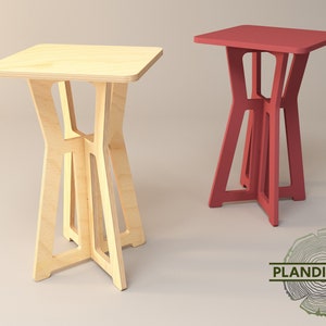 CIT Side Table | Customizable | Digital Item | Living Room | CNC File ...