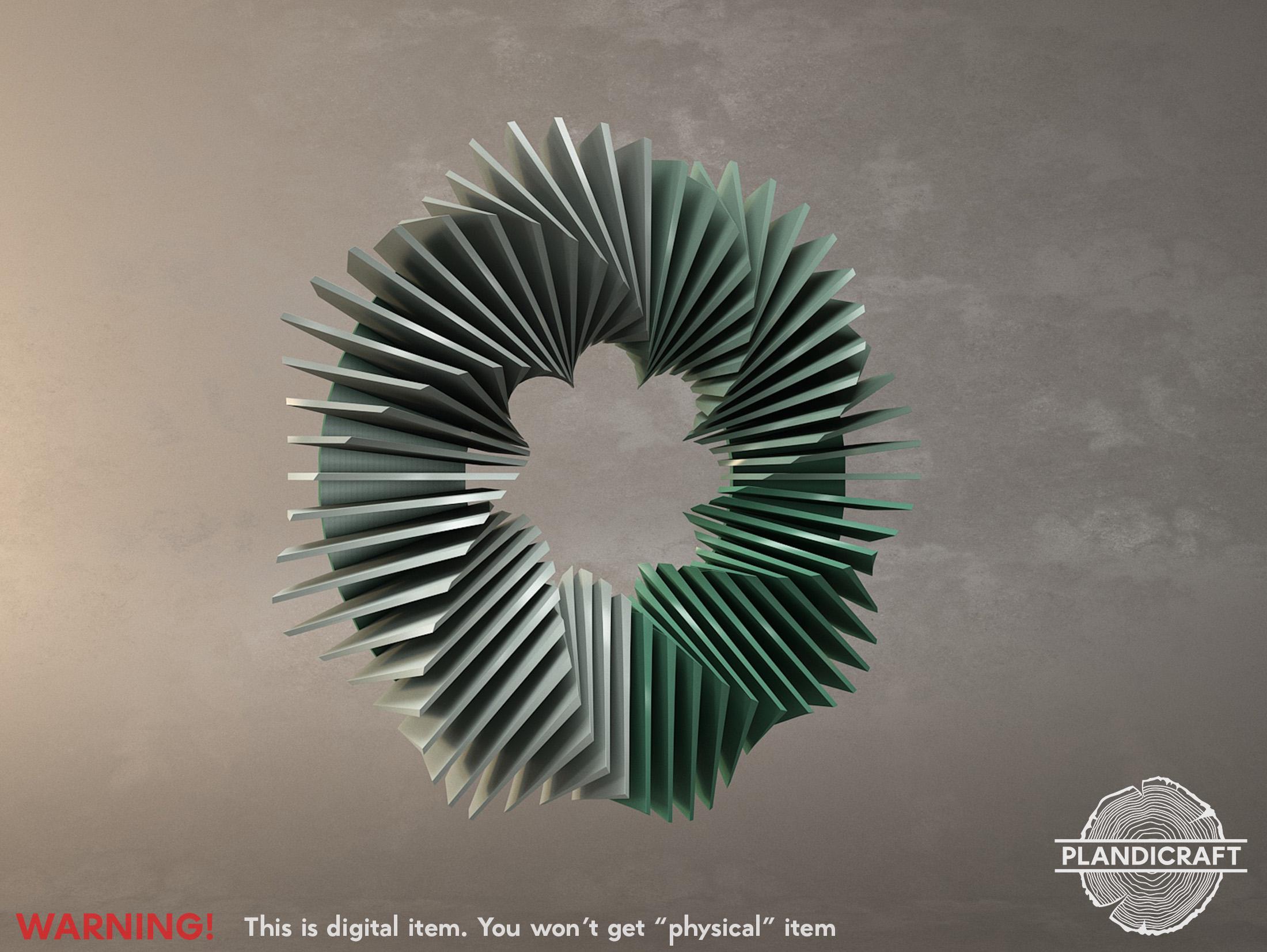 Parametric SQUARE Wall Art CNC File: Circular Wall Decor(digital Item ...