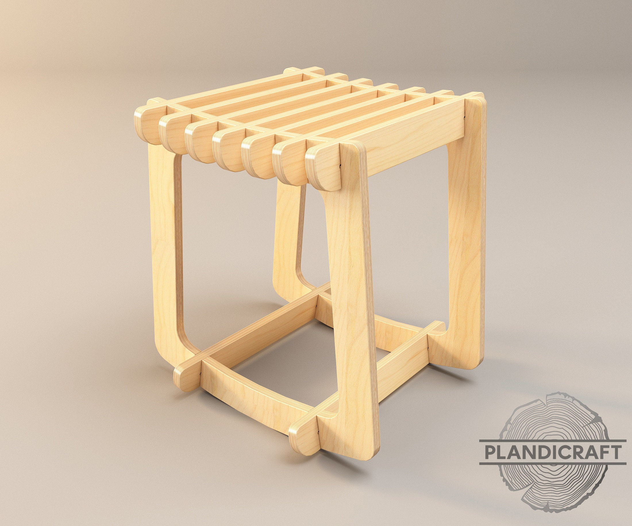 BALANCE Stool | Digital Furniture | Rocking Stool | CNC File | Dxf ...