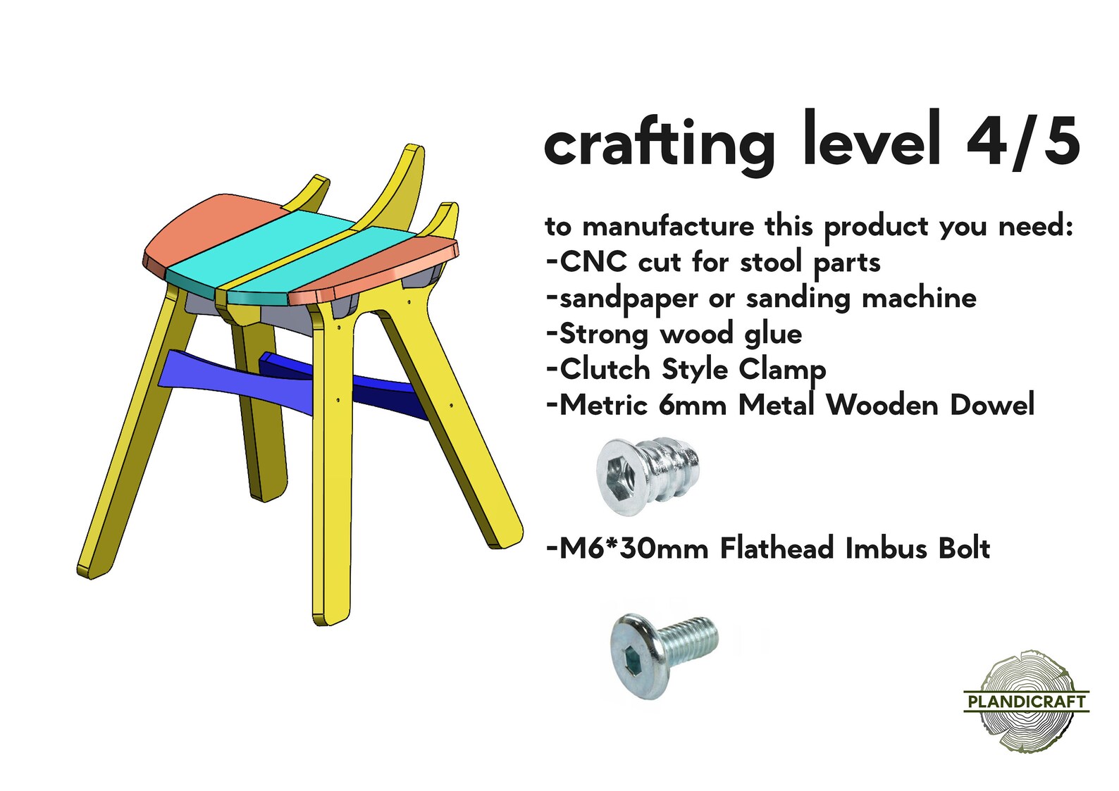 STINGRAY Stool |customizable | CNC File | Dxf Dwg File | DIY Furniture ...