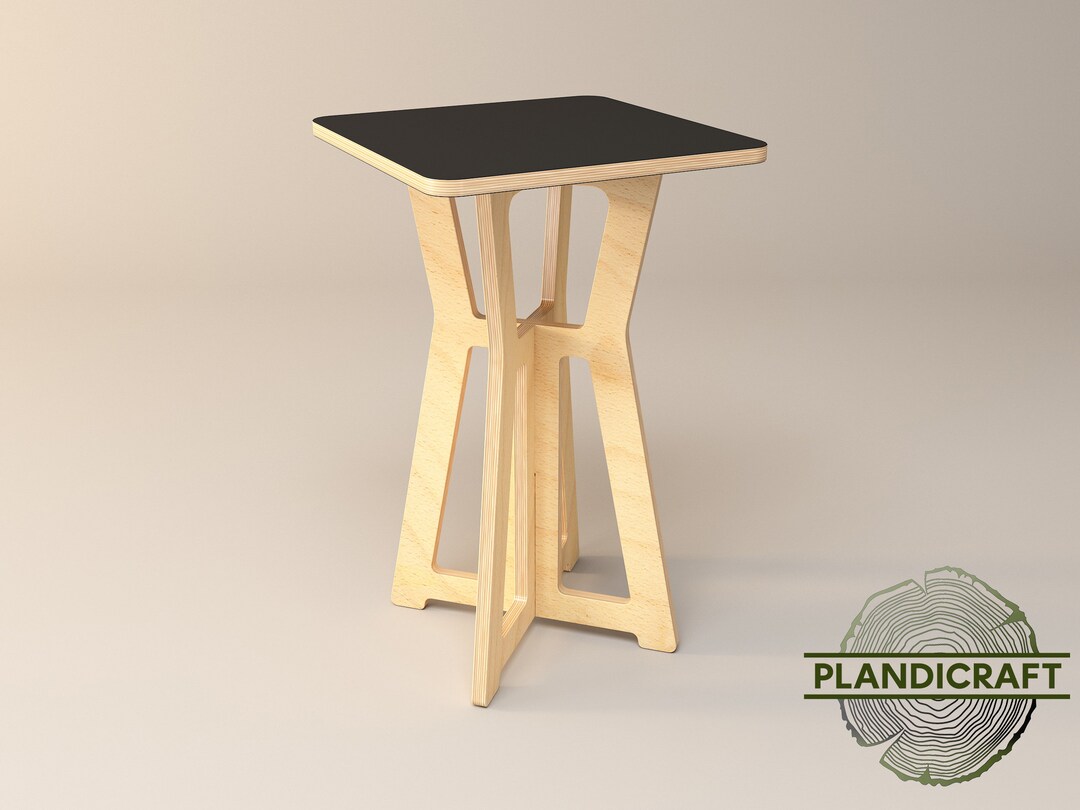 CIT Side Table | Customizable | Digital Item | Living Room | CNC File ...