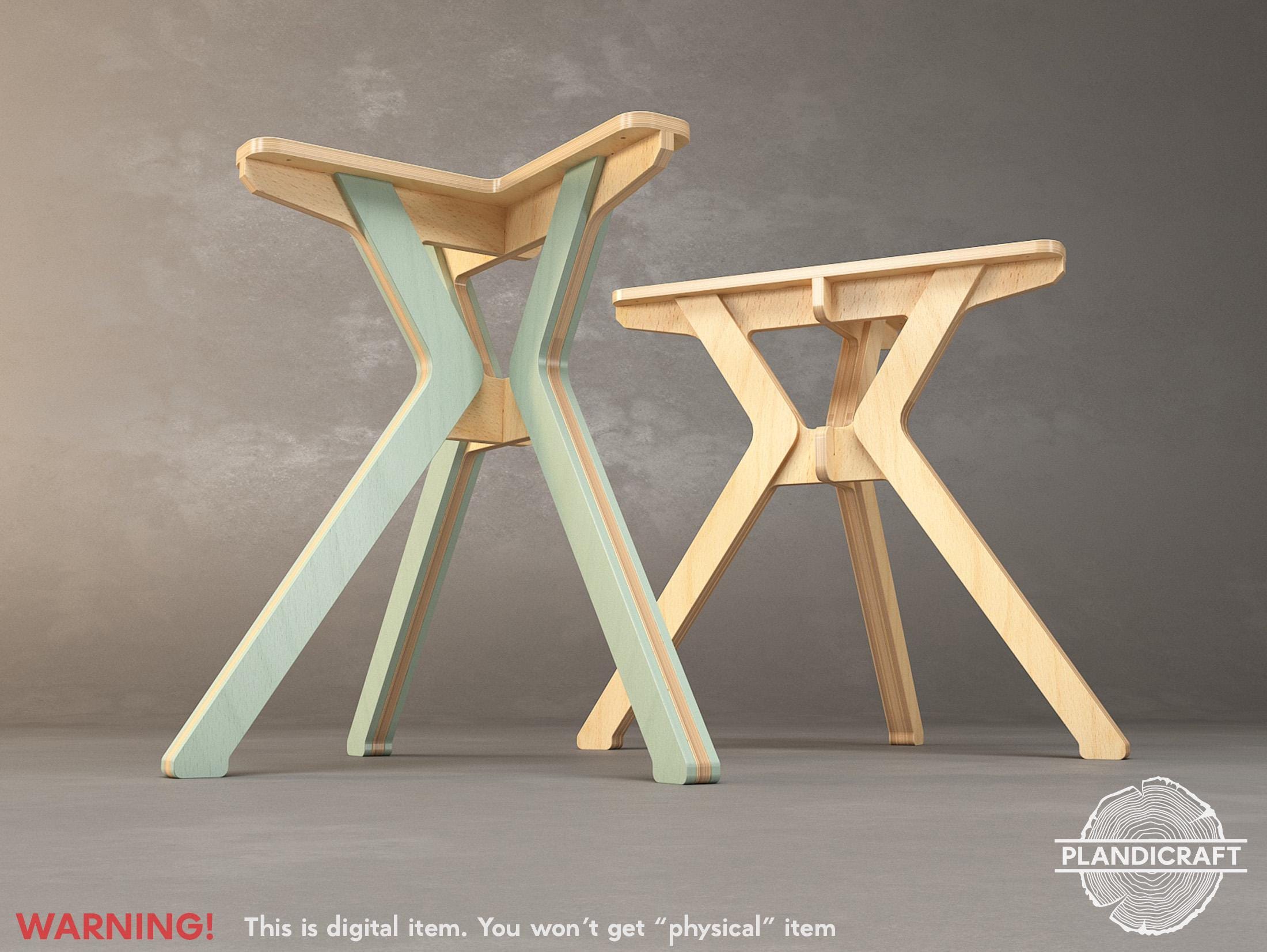 KUGG Table Legs CNC File: Table Trestle Design (digital Item ...