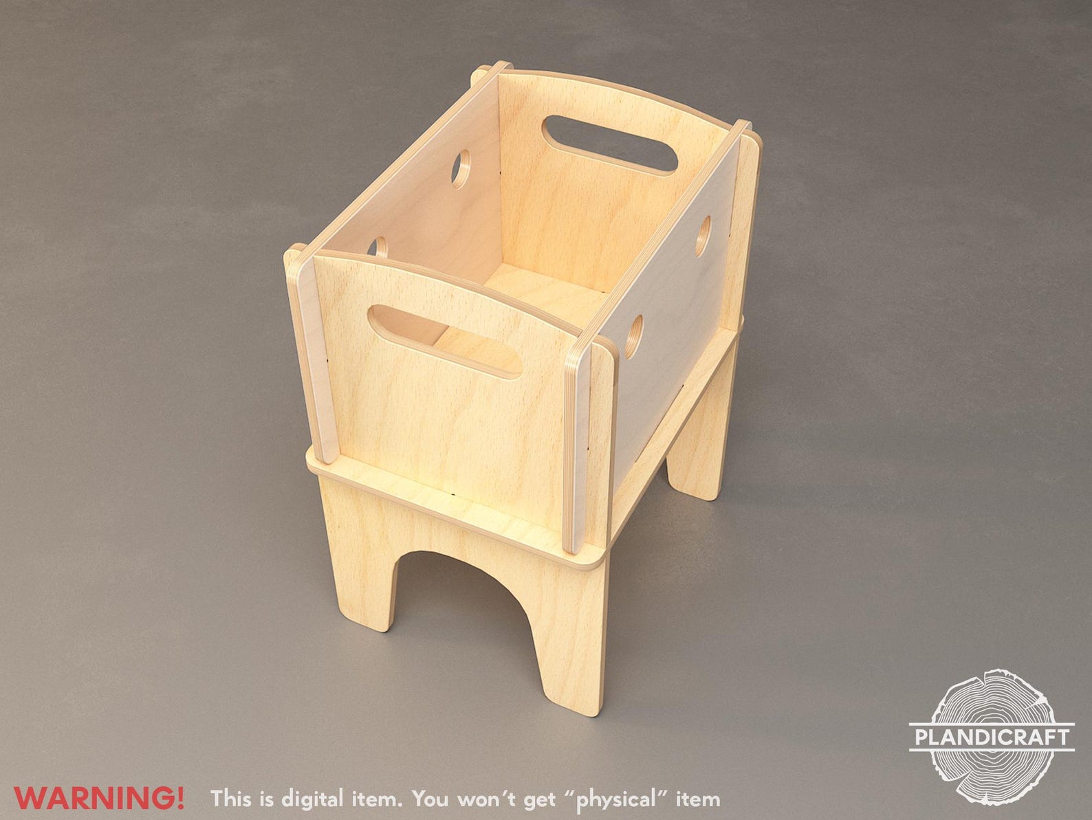 BOXIE Kids Bookshelf / Storage CNC File: Plywood Design, Montessori ...