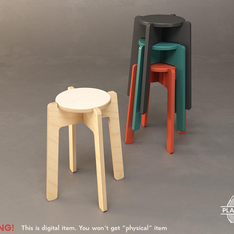 Stackable Stool - Etsy