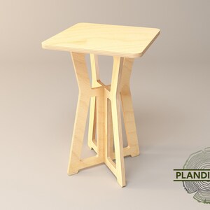CIT Side Table | Customizable | Digital Item | Living Room | CNC File ...
