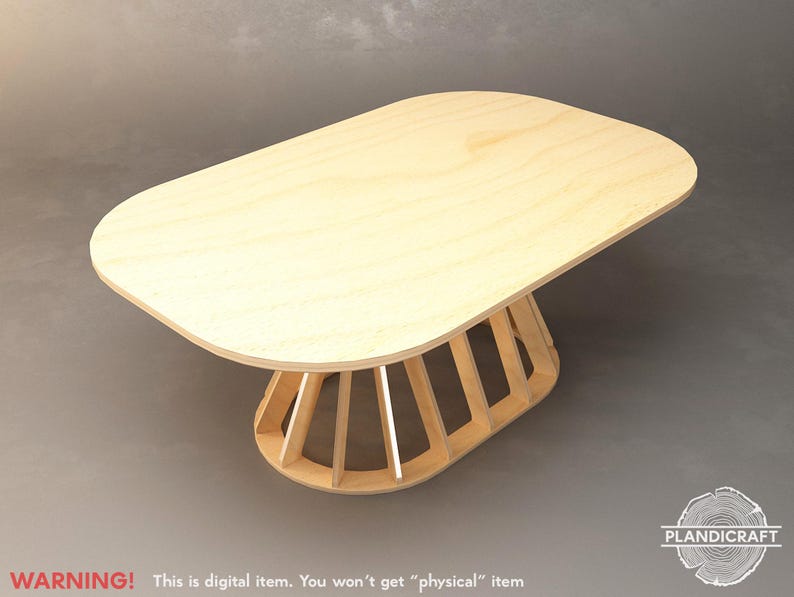 Digital CNC File: NAR Dining Table | Midcentury-modern | Plywood ...