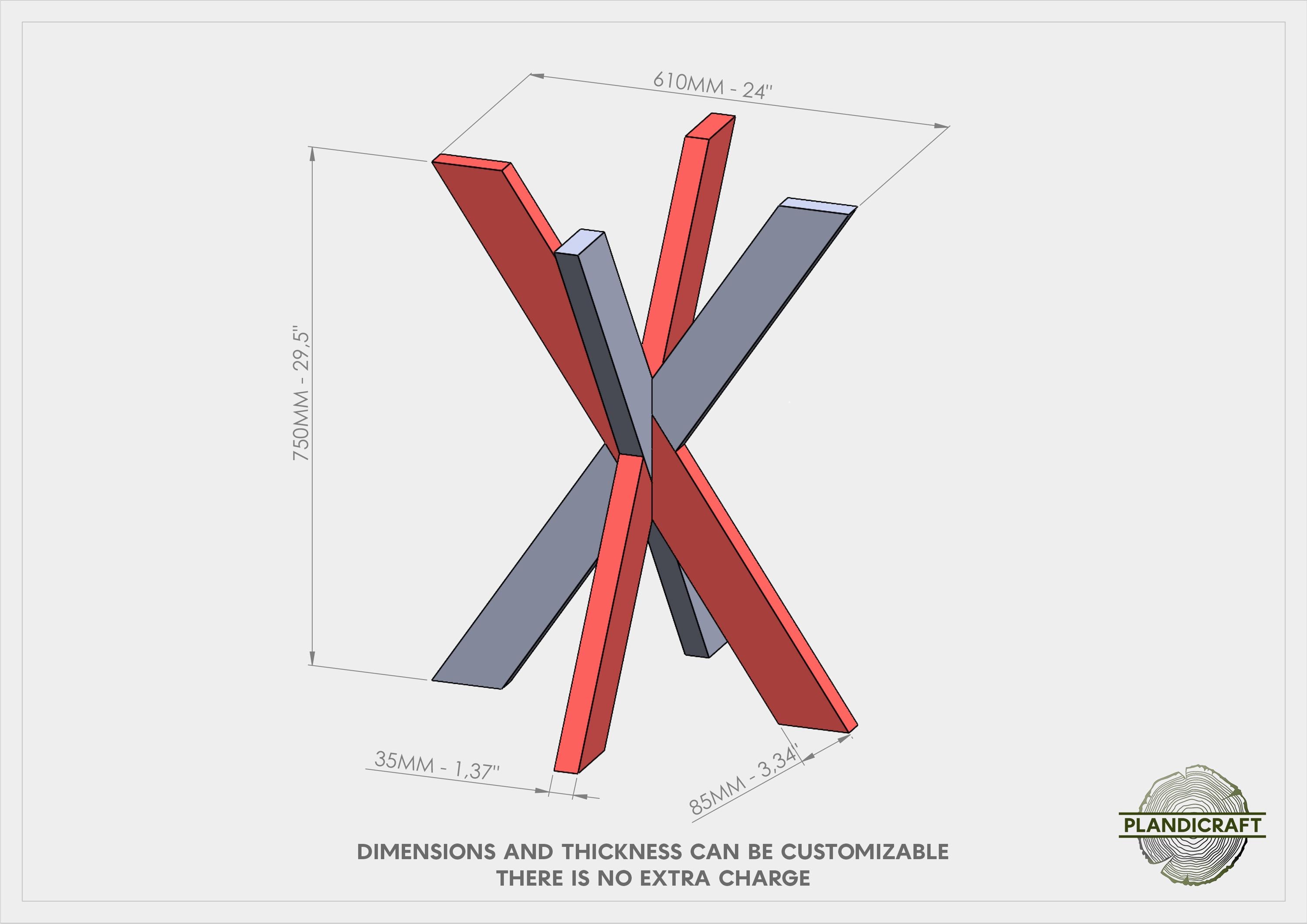 EKS CNC Table Base File: Designed for Natural Wood (digital Item ...