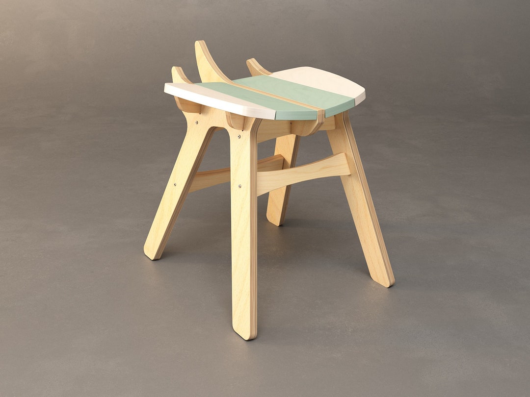STINGRAY Stool |customizable | CNC File | Dxf Dwg File | DIY Furniture ...