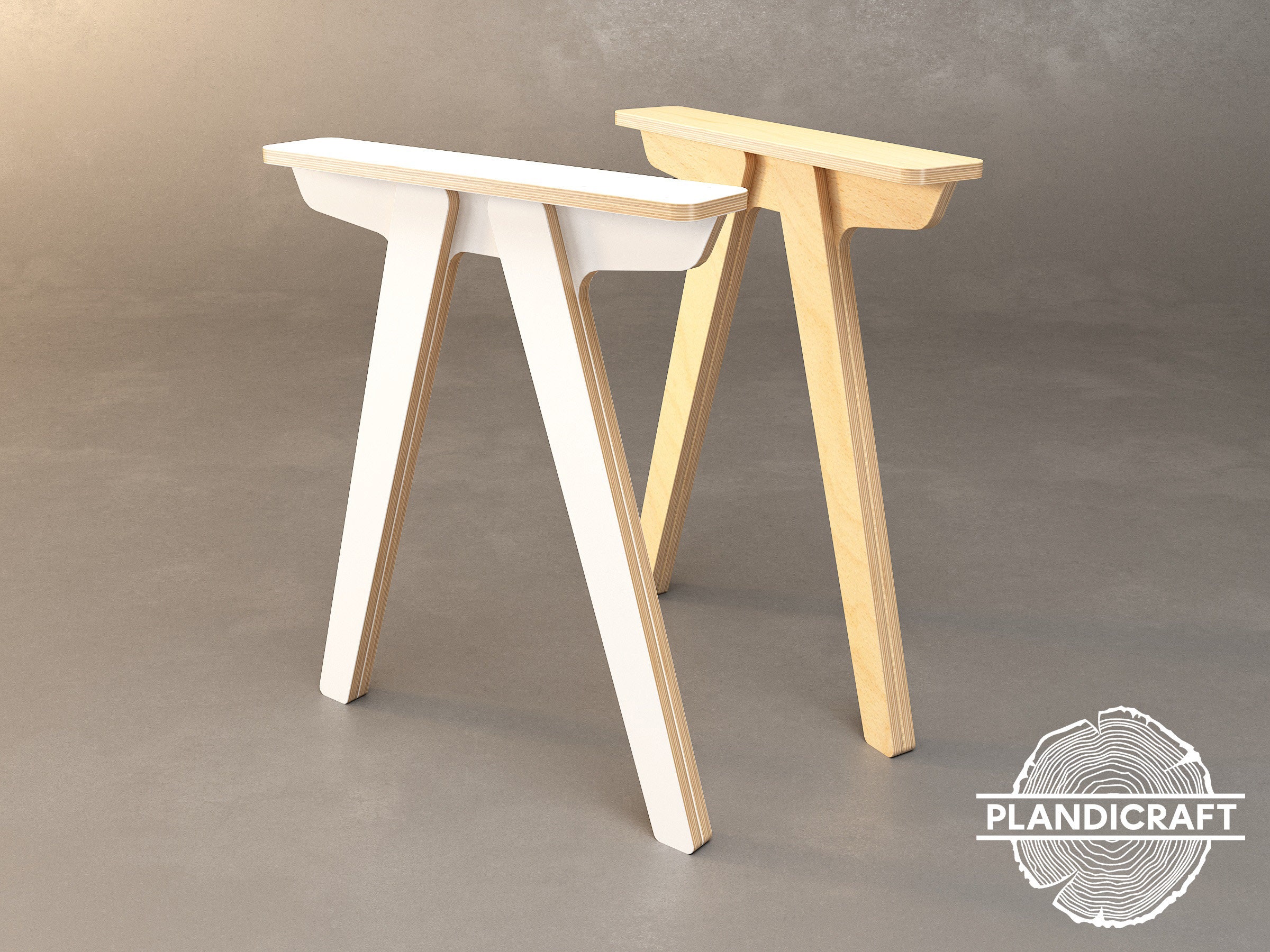 KU Table Legs Digital Item Customizable Plywood Table Mid-century ...