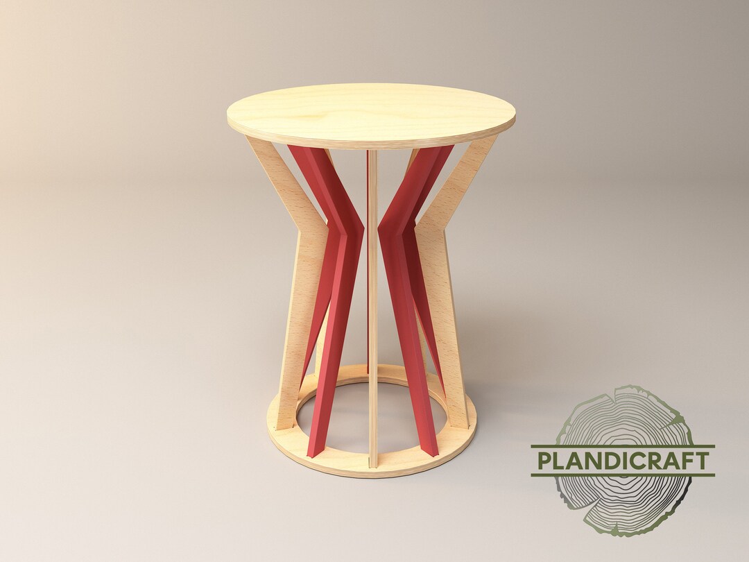 SPIKE Parametric Round Cocktail Table CNC Router Files (digital Item ...