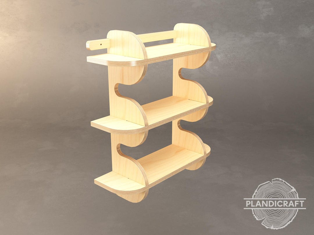 HALFIE Wall Shelf | Digital Item | Customizable | Shelf | Bookshelf - Etsy