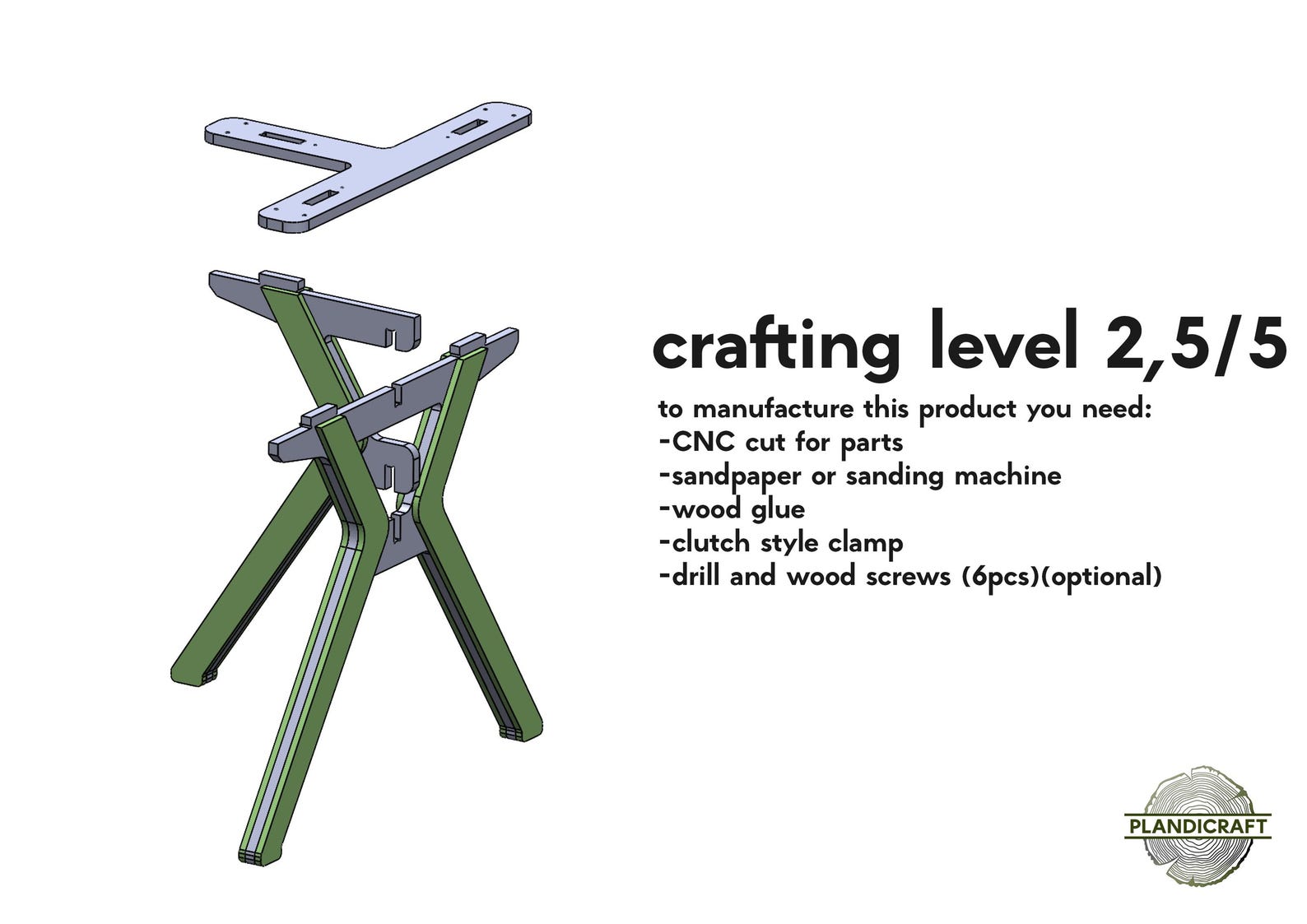 KUGG Table Legs CNC File: Table Trestle Design (digital Item ...