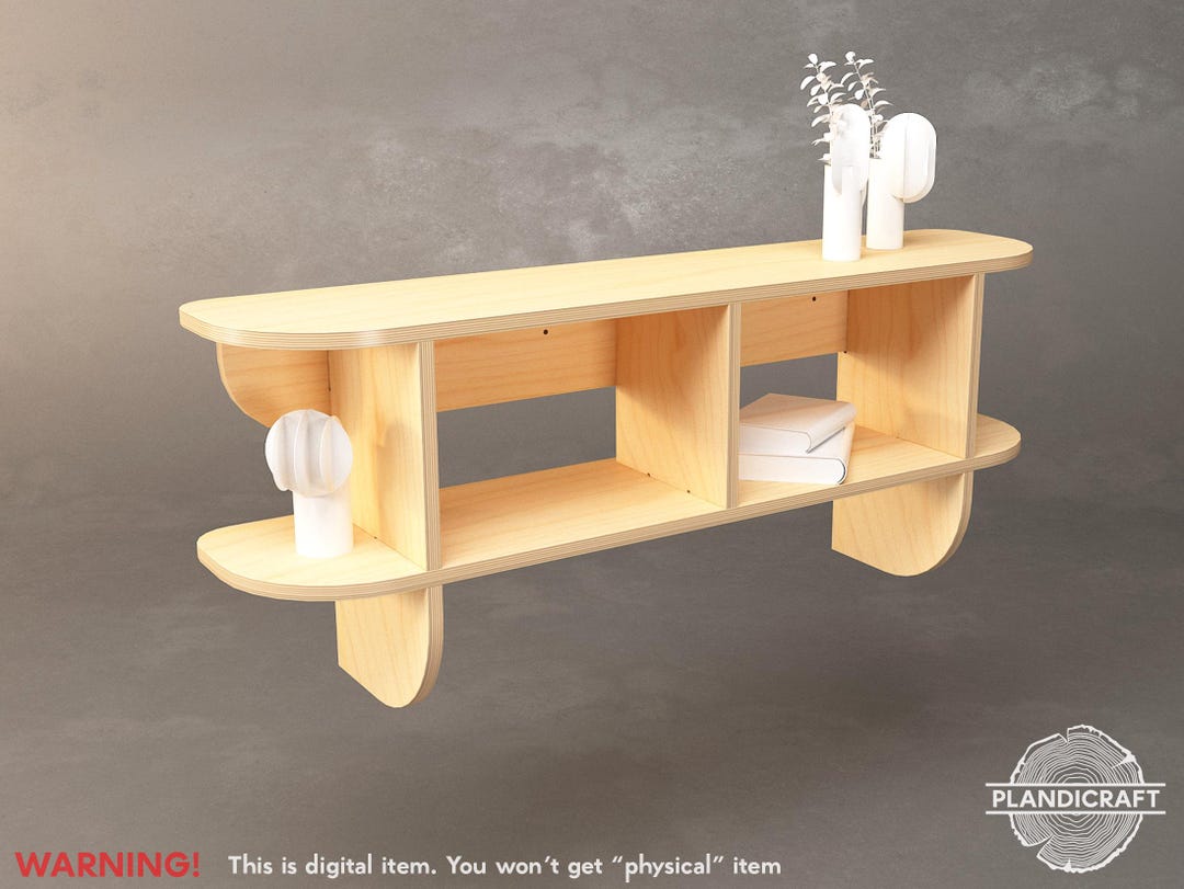RADDIE Modern Wall Console CNC Router Files: Customizable, Digital File ...