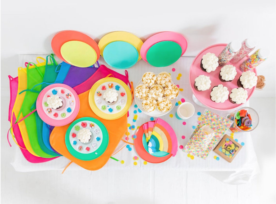 Art Theme Party Box, Children's Paint Event Kit and Decor, Reusable ...