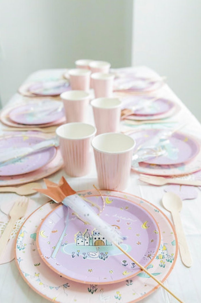 Enchanted Garden Theme Party Box, Princess Castle and Butterflies, Eco ...