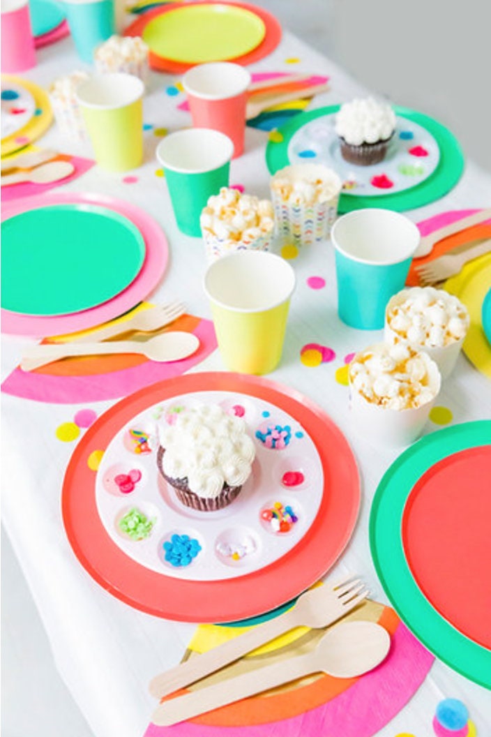 Art Theme Party Box, Children's Paint Event Kit and Decor, Reusable ...