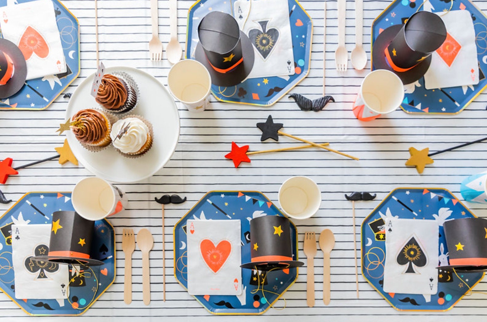 Magic Theme Party Box, Magician Event Kit and Decorations, Kid's Magic ...