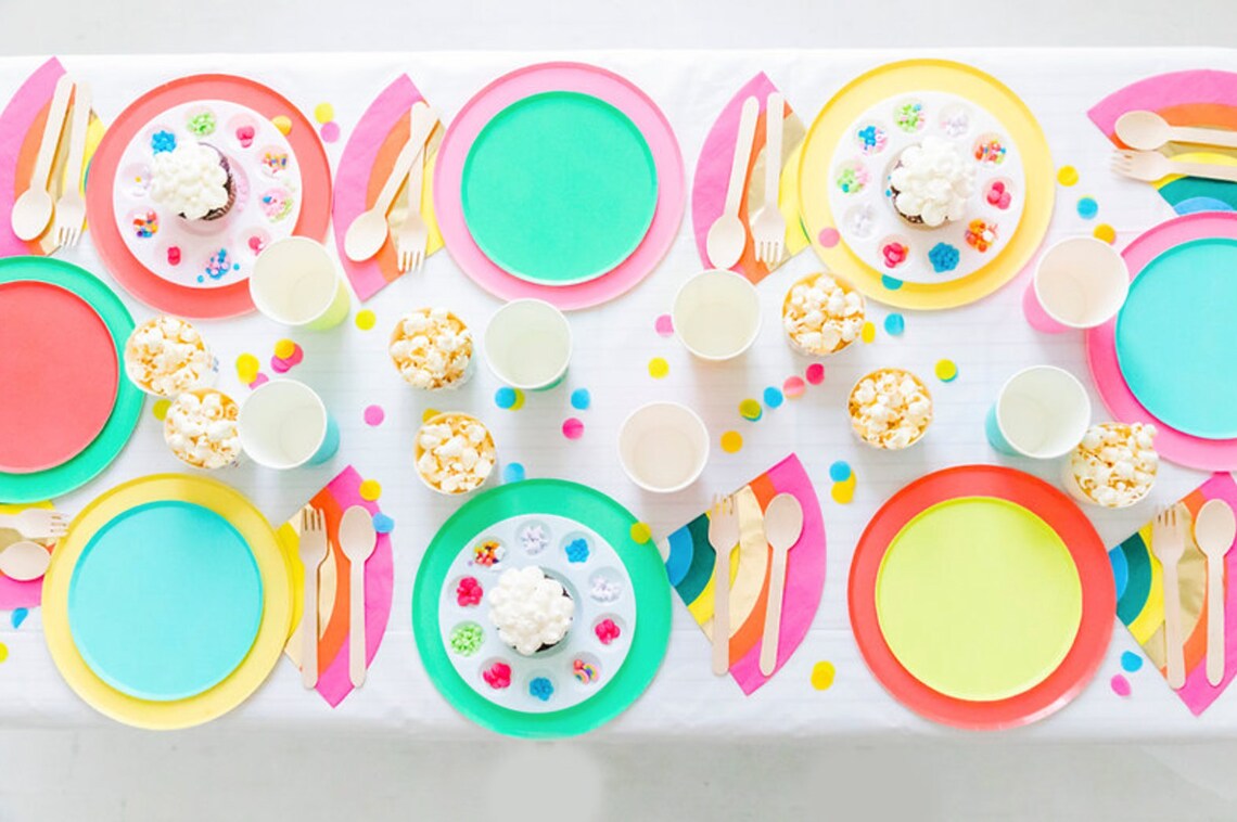 Art Theme Party Box, Children's Paint Event Kit and Decor, Reusable ...