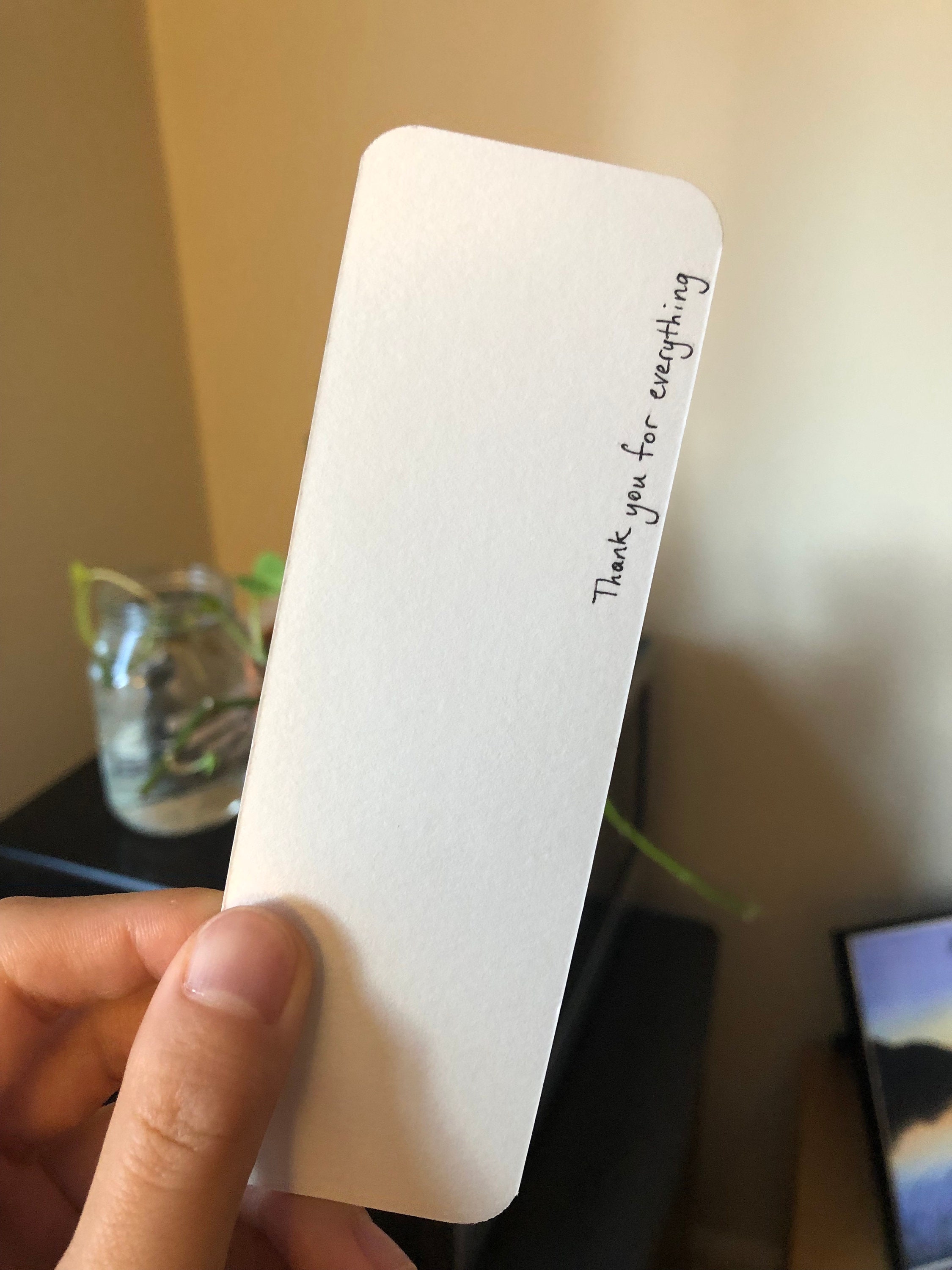 Original Hand Painted Scenery Bookmark, Customized Watercolor Bookmark ...