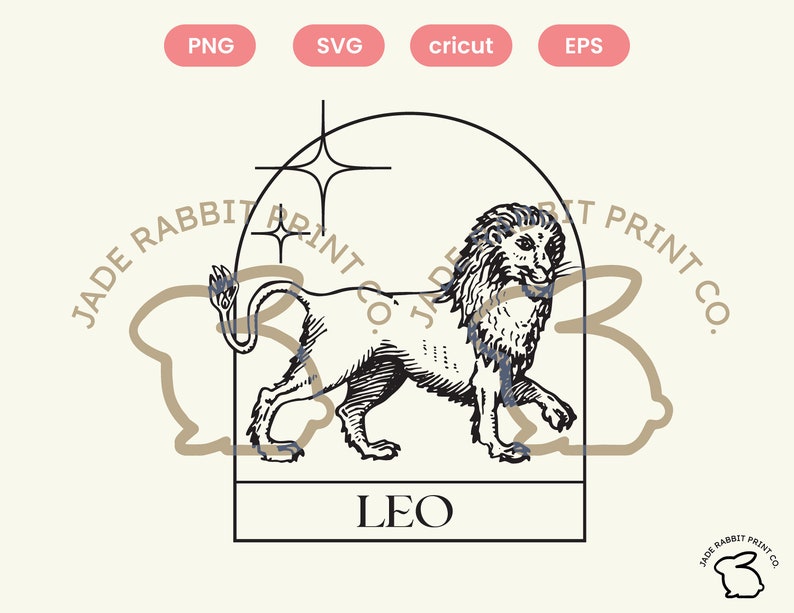 Leo Svg Lion Svg Horoscope Svg Star Signs Svg Cut File Zodiac Sign Svg ...