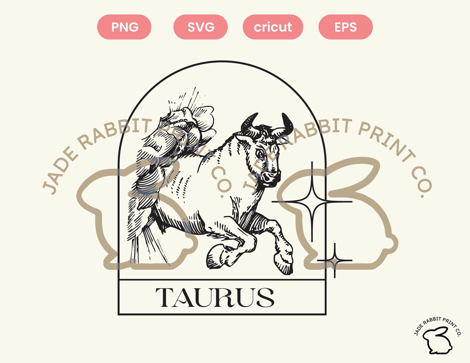 Taurus Svg Taurus Star Sign Bull Svg Horoscope Svg - Etsy