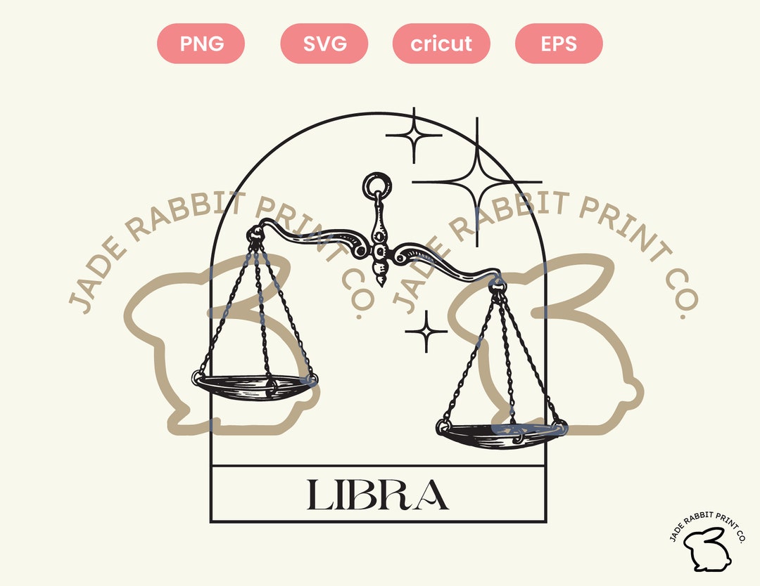 Libra Svg Horoscope Svg Star Signs Svg Cut File Zodiac Sign Svg Digital ...