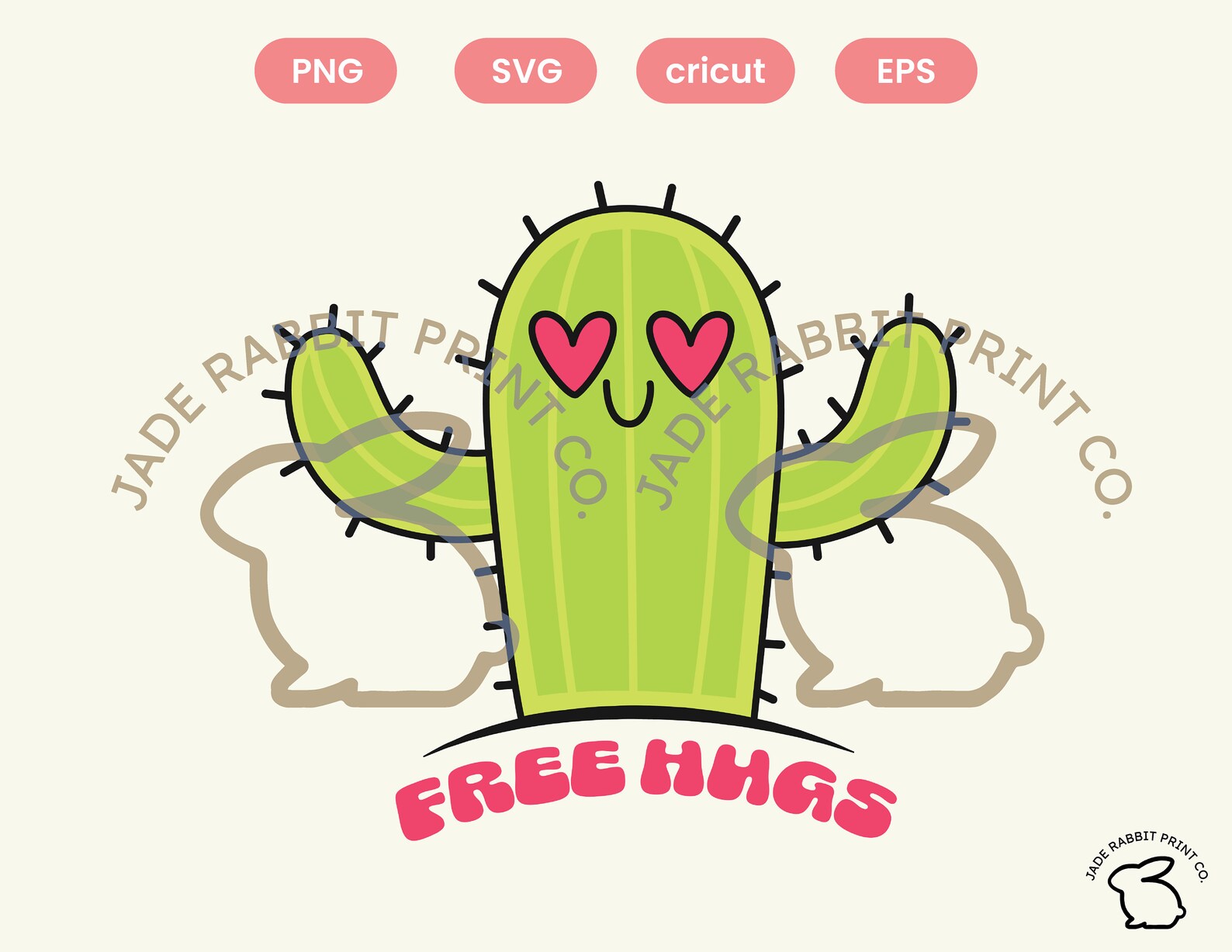 Free Hugs Svg Cactus Svg Cute Svg Kids Shirt Svg Layered Svg Cut File ...