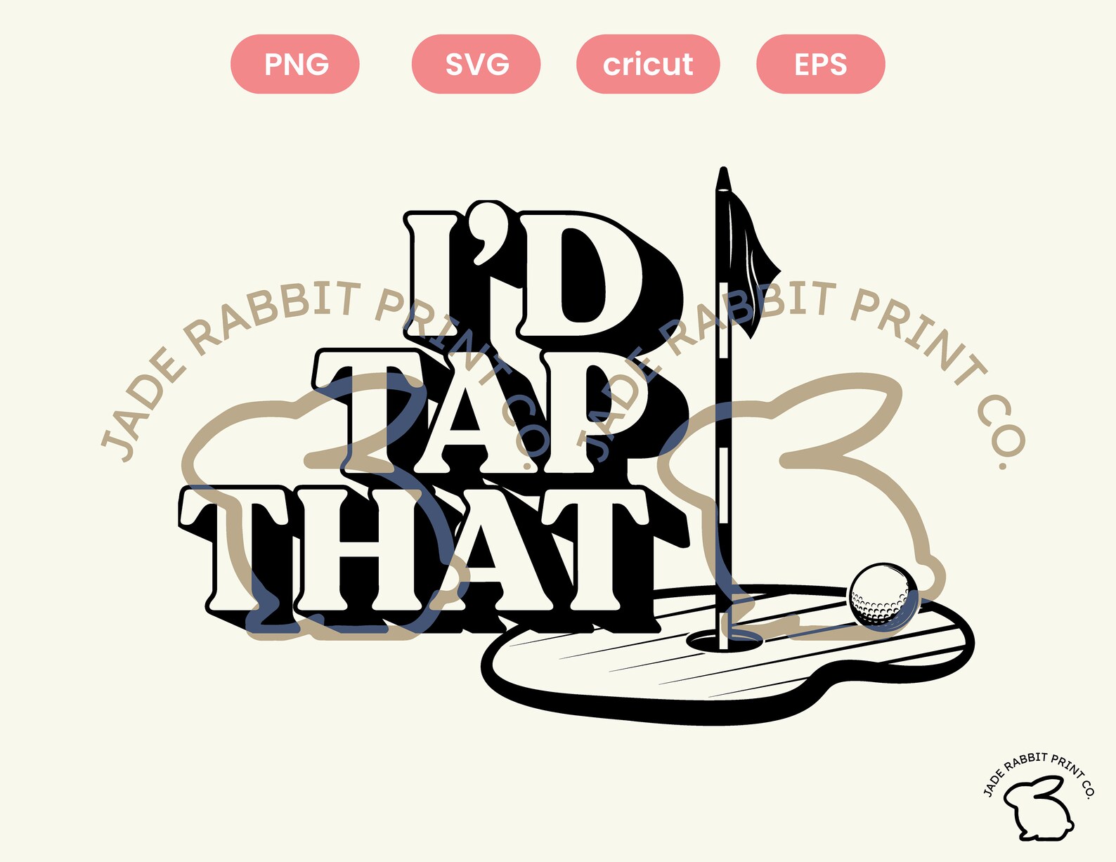 I'd Tap That Svg Golf Svg Funny Gift for Him Golf - Etsy