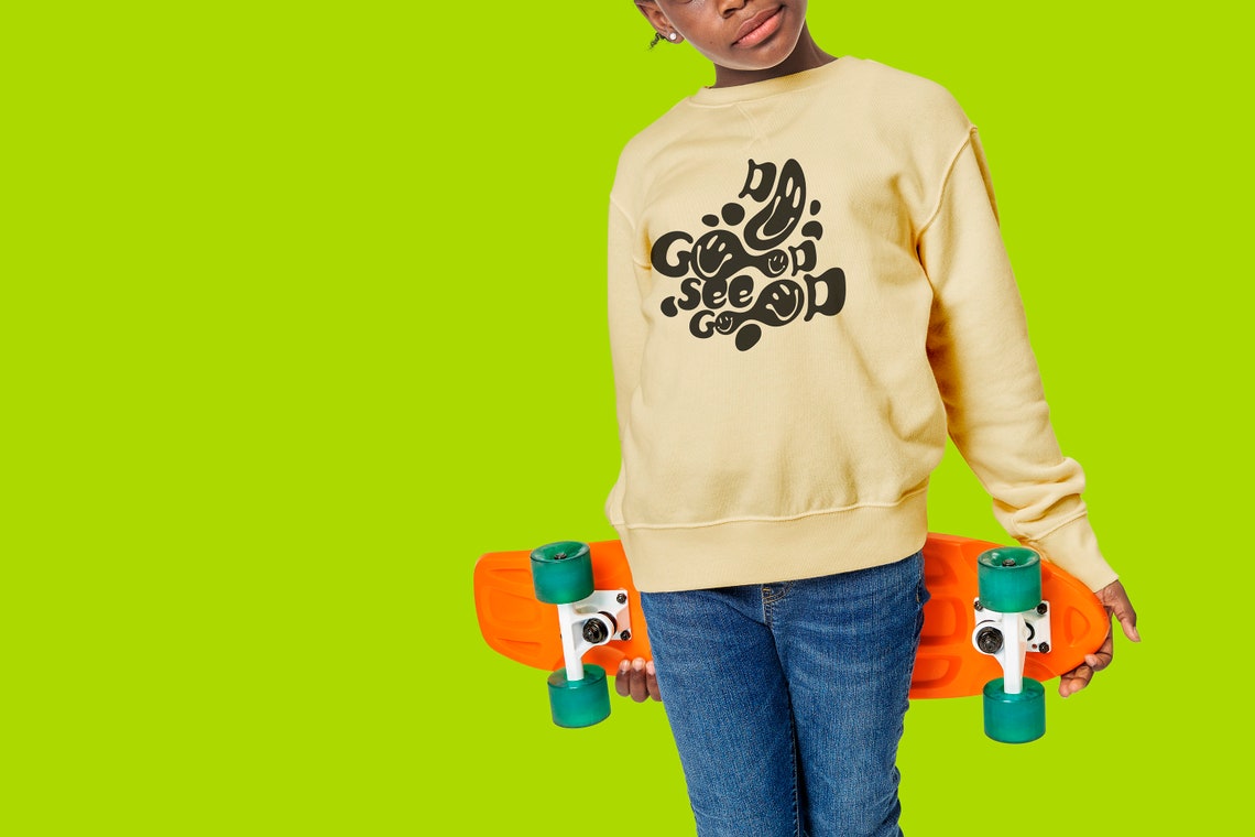 Distorted Smiley Svg Groovy Happy Face Svg Do Good See Good Trippy ...