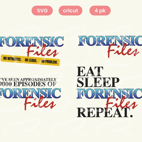 Forensic Files - Etsy