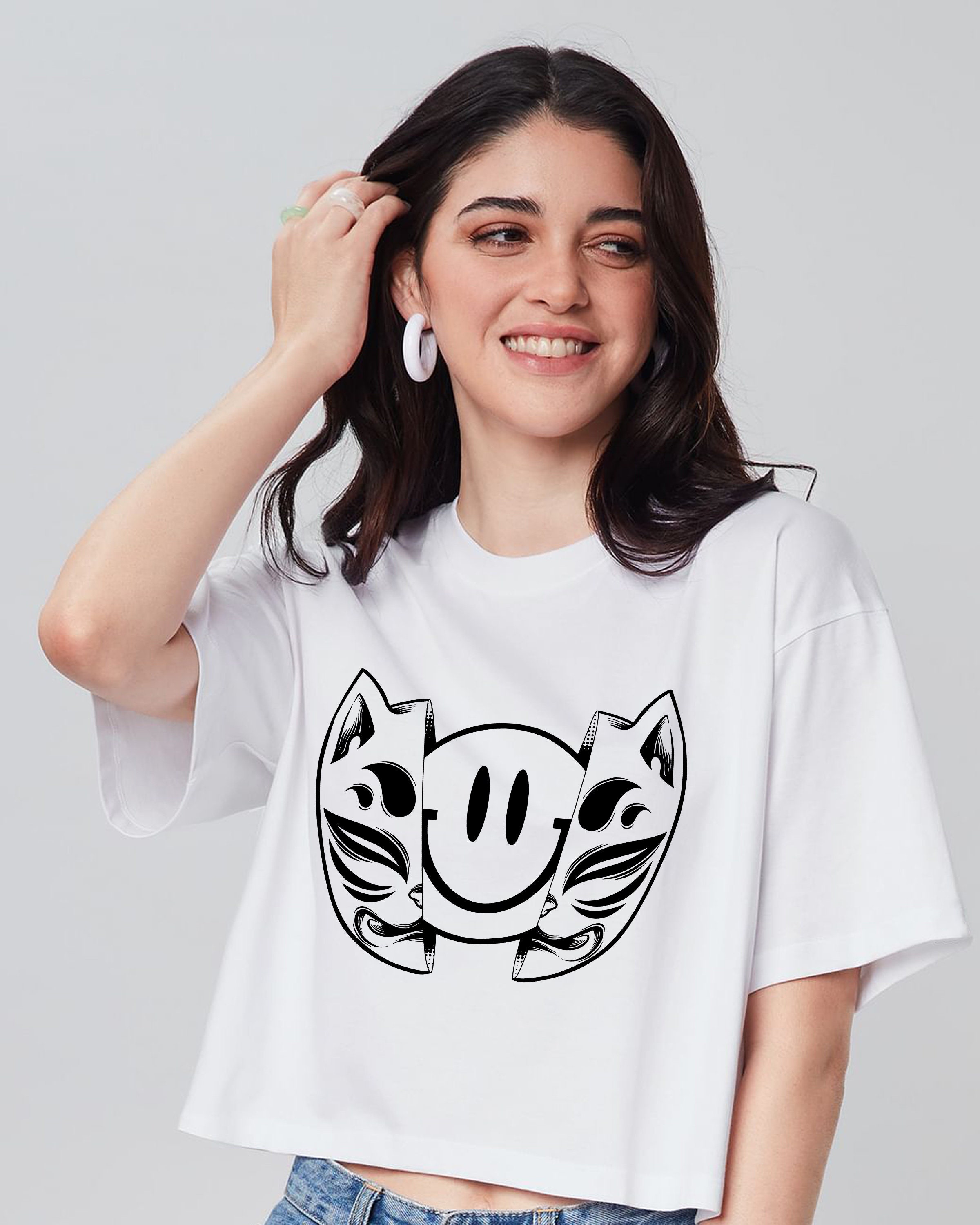 Happy Face Svg Kabuki Svg Smiley Svg Smiley Face Cool Shirt Svg Anime ...