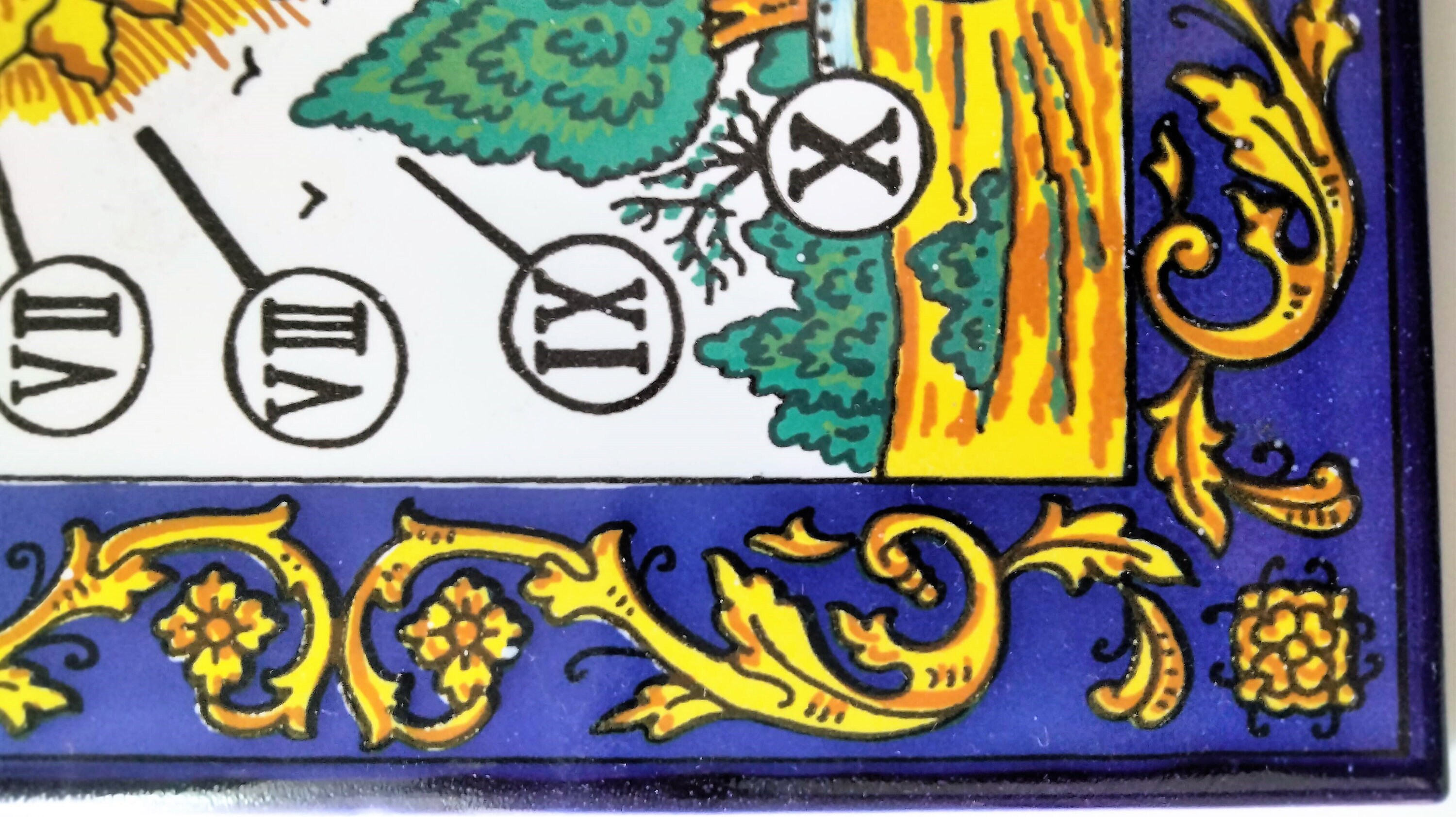 Vintage Spanish Sundial Tile - Etsy