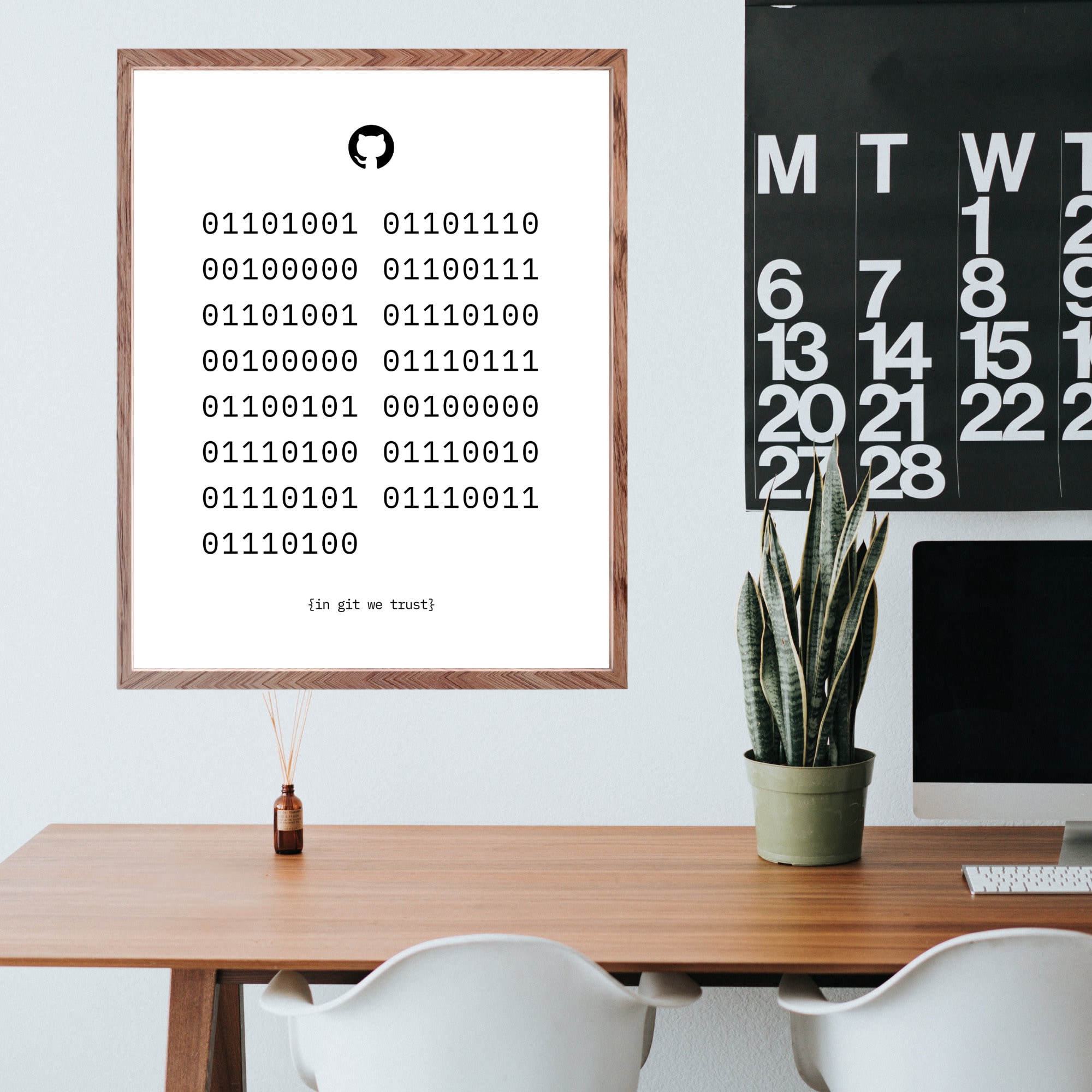 Custom Binary Code Wall Art Poster Coding Art Friends Gift - Etsy
