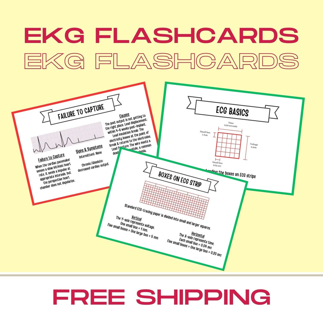Master EKG Foundation Flashcards | Study on the Go | Cardiac Tele ...