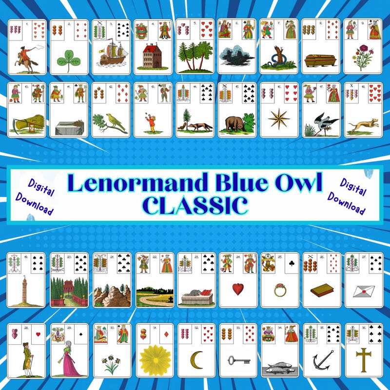 Lenormand Original Cards - Etsy