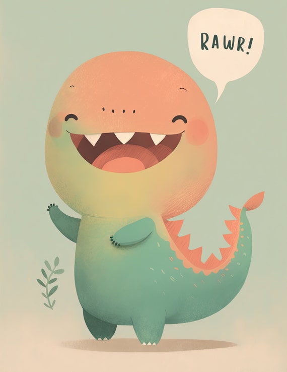 Cute Little Dinosaurs Rawr