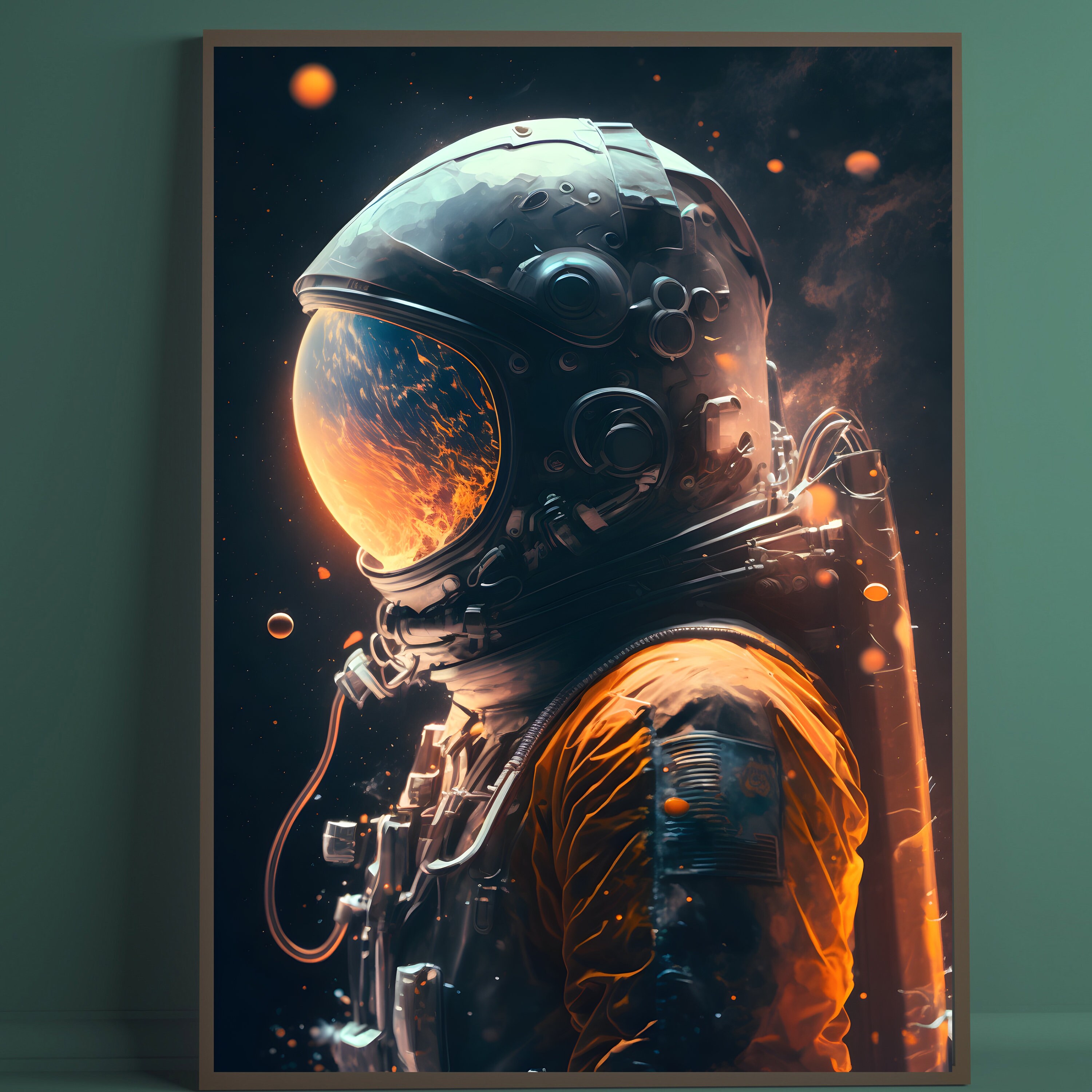 Lost in the Infinite Space Exploration Poster, Space Travel, Sci-fi Art ...