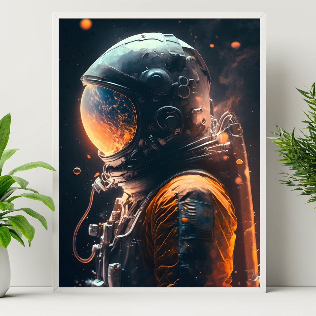 Lost in the Infinite Space Exploration Poster, Space Travel, Sci-fi Art ...