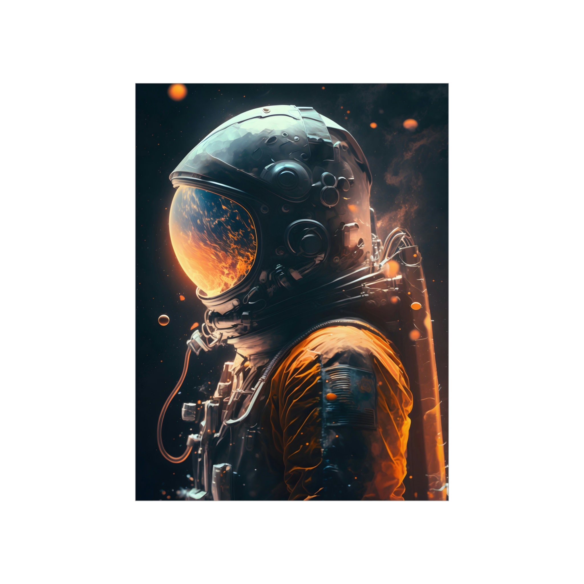 Lost in the Infinite Space Exploration Poster, Space Travel, Sci-fi Art ...