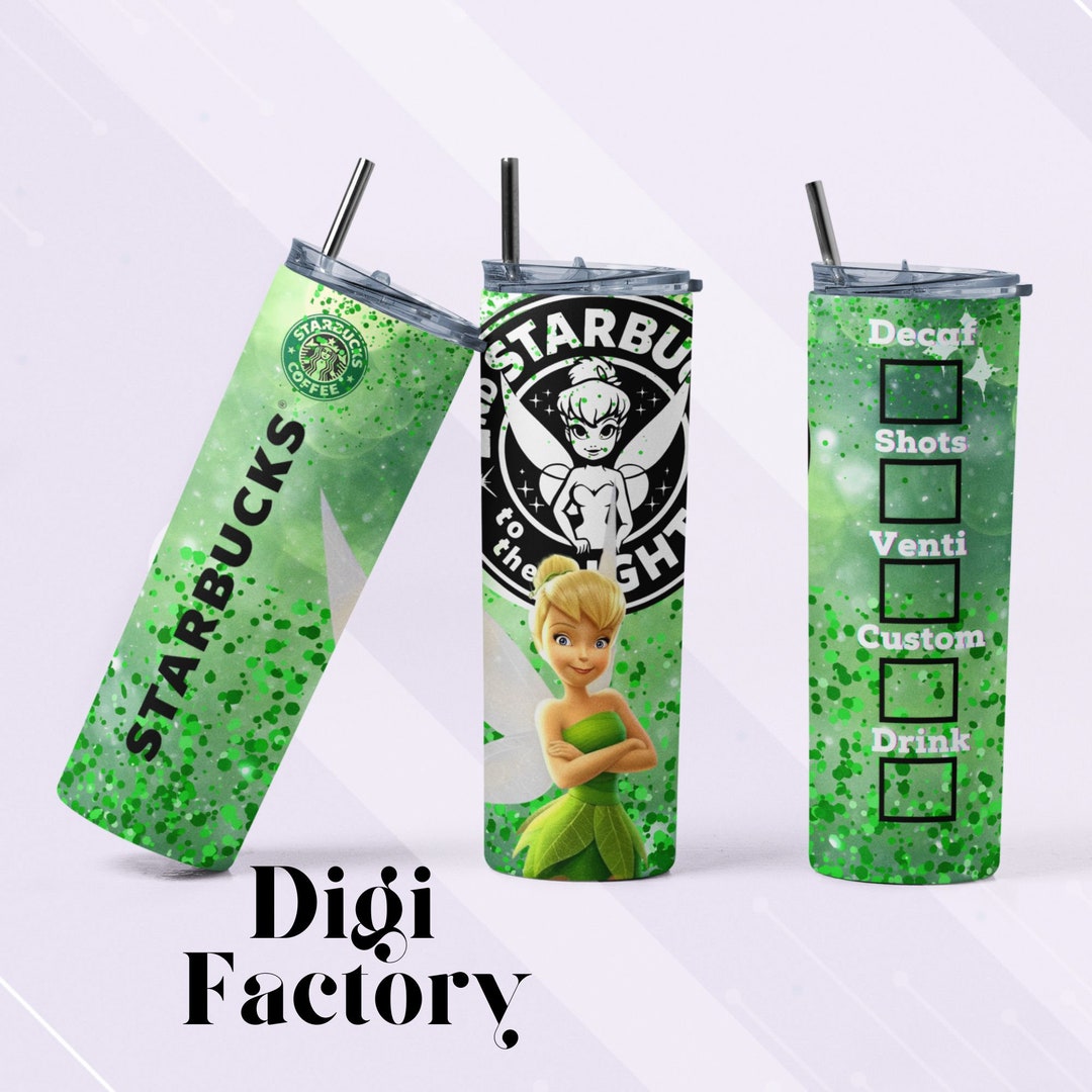Tinkerbell Coffee Tumbler Wrap, Coffee Tumbler Wraps, 20oz Tumbler ...