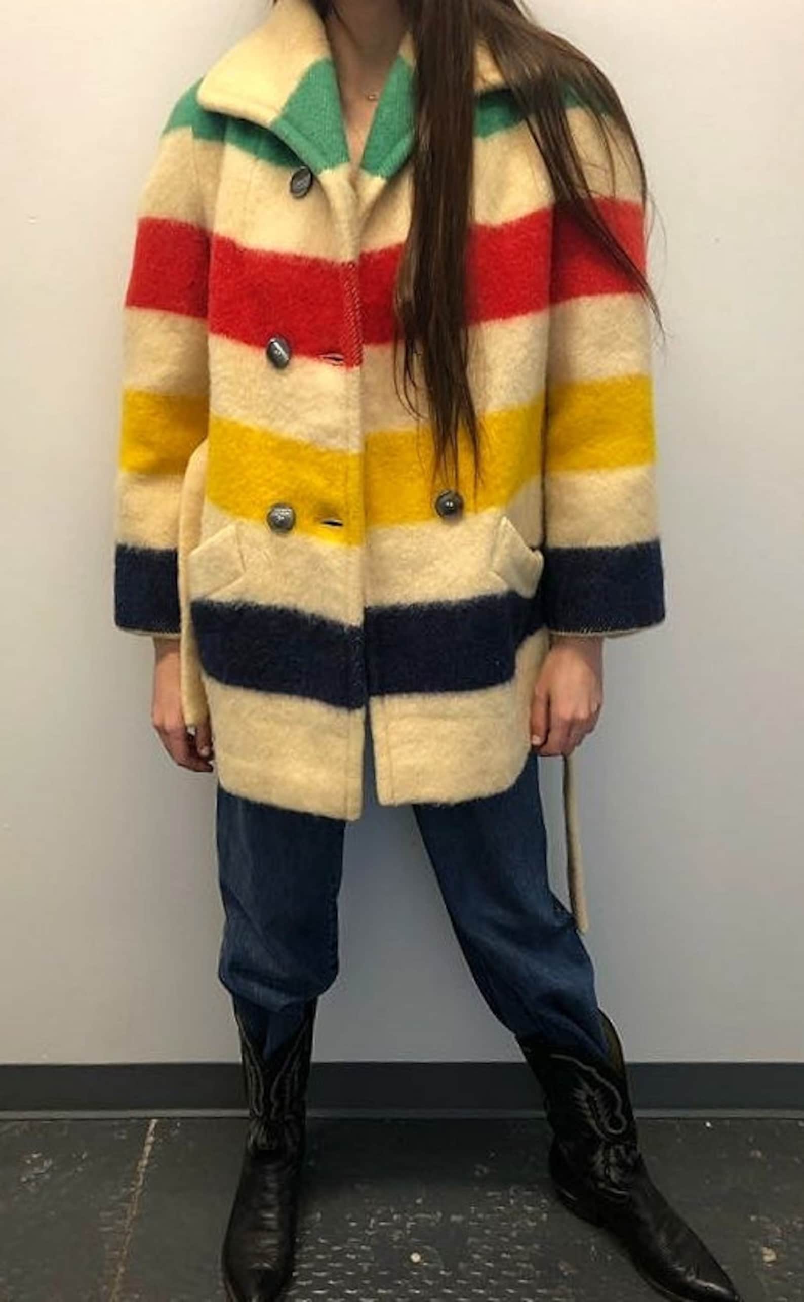 Hudson's Bay Blanket Coat - Etsy