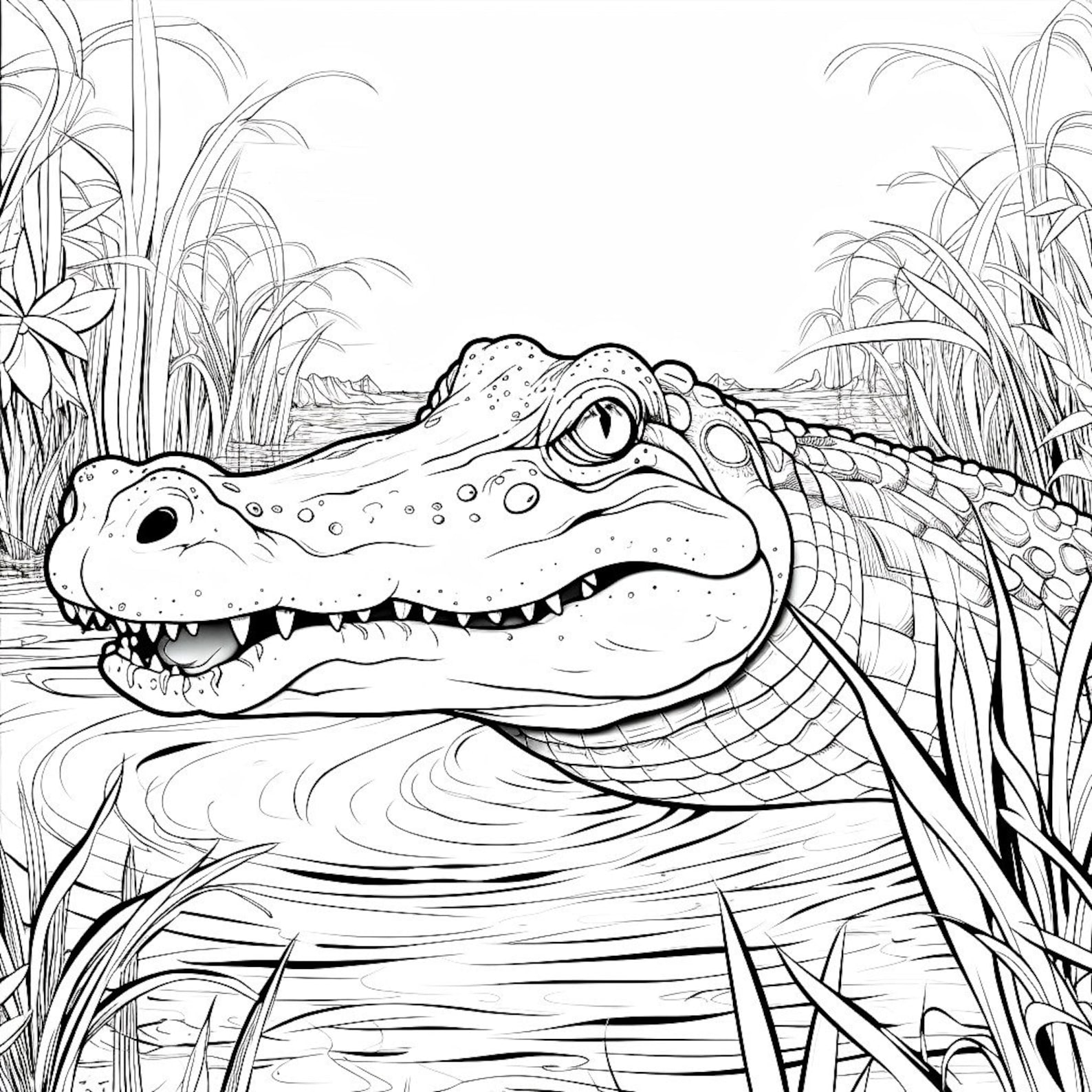 20 Wildlife Coloring Pages - Etsy