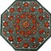 Green Marble Coffee Table Top | Corner Table Top | Bedside Table Top ...