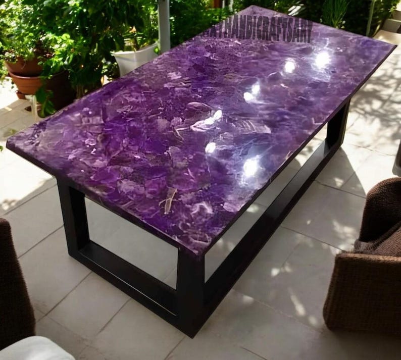 Amethyst Kitchen Counter Top | Console Table Top | Dinning Table Top ...