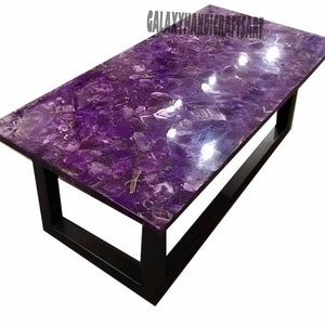Living Room Table Center Table Top Amethyst Counter Top Amethyst ...